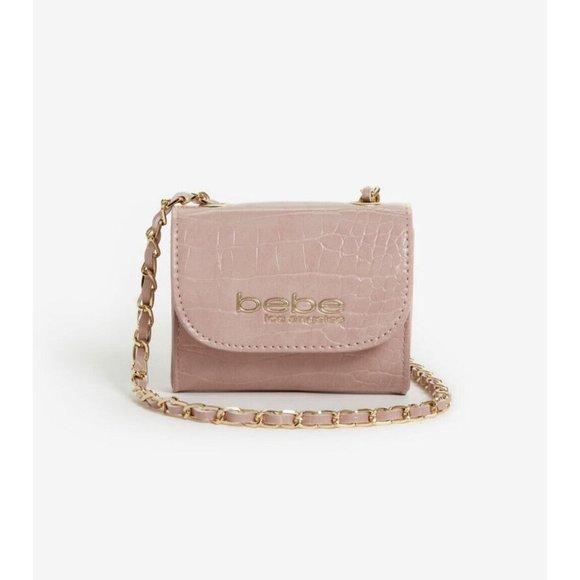 bebe | Bags | 59 Bebe Womens Camile Croco Micro Belt Fanny Pack Bag ...